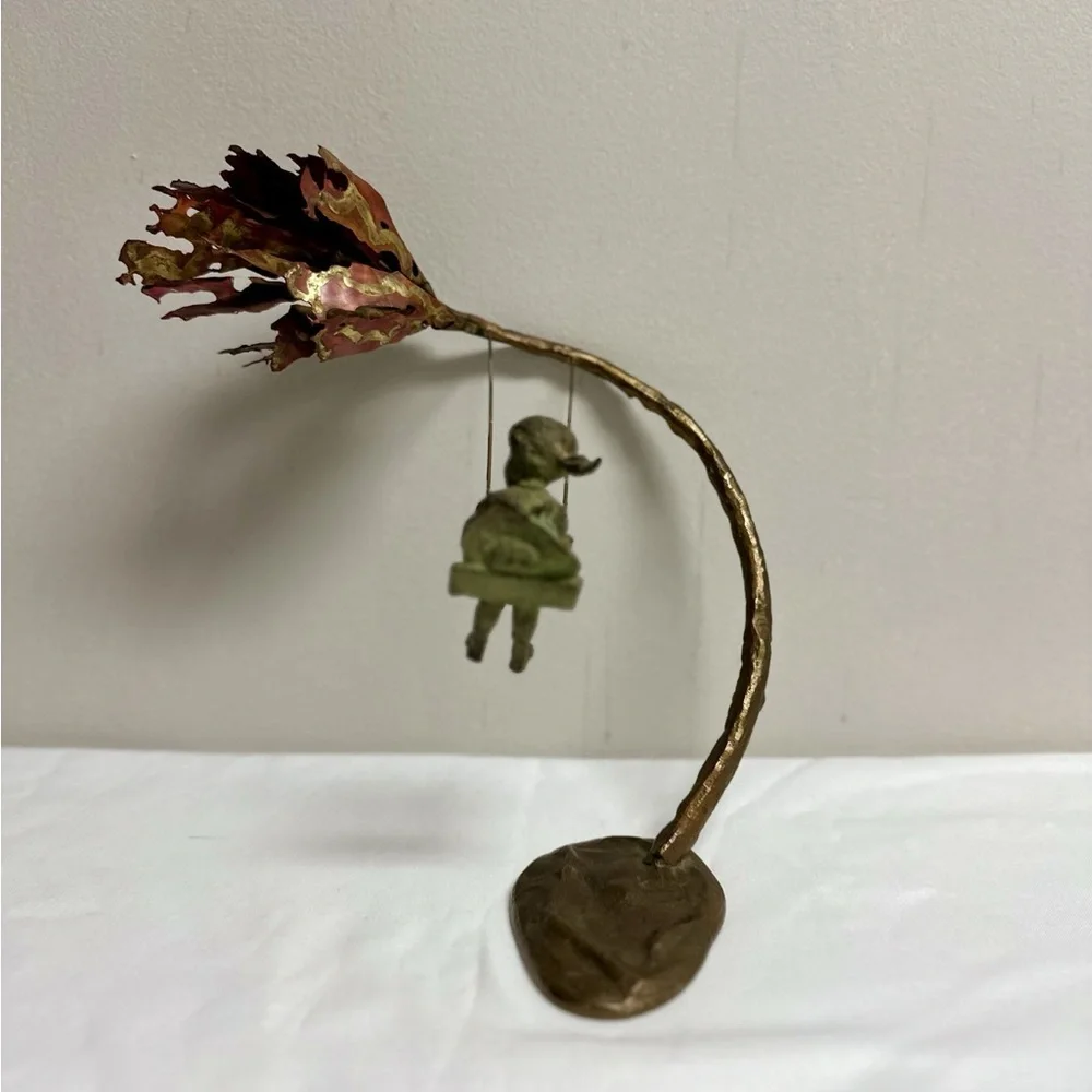Brian Bijan attributed | Art | Brutalist Swinging Pony Tail Child Tree ...
